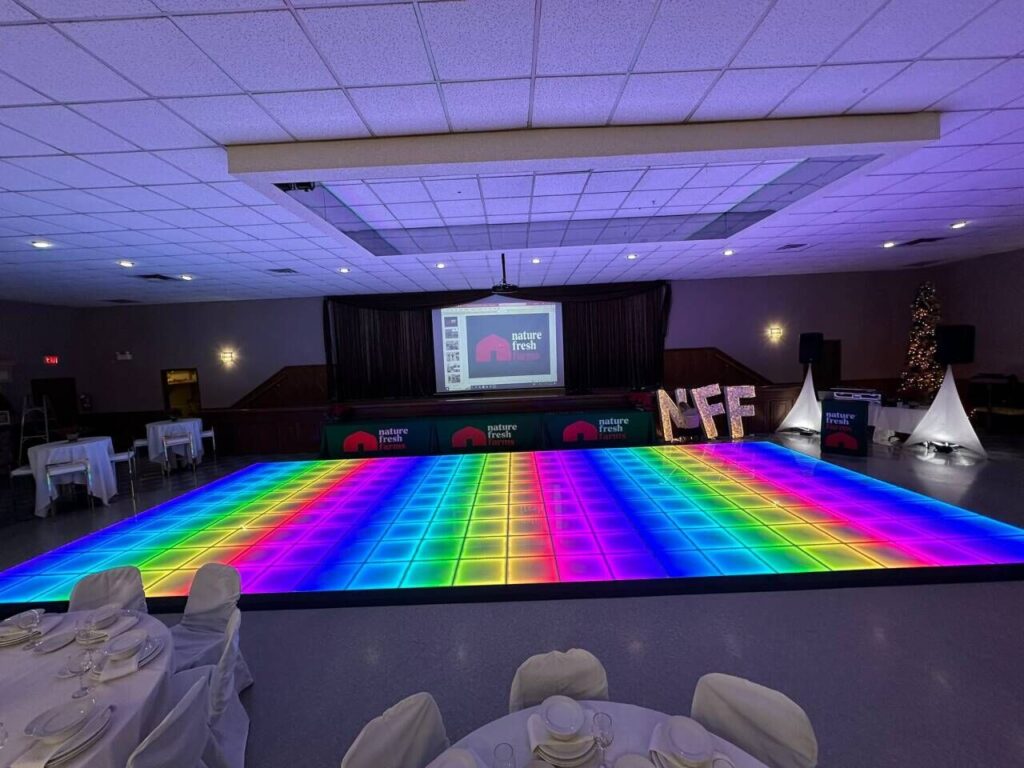LED Interactive Dance Floor – Corbridge Sound Solutions